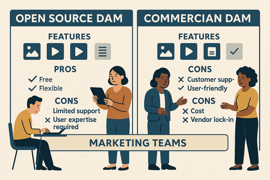Open Source vs Commercial DAM Software: Pros, Cons & Use Cases - Best ...