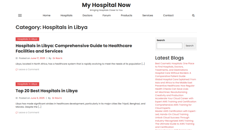 A Comprehensive Guide to Hospitals in Libya | MyHospitalNow - Best ...