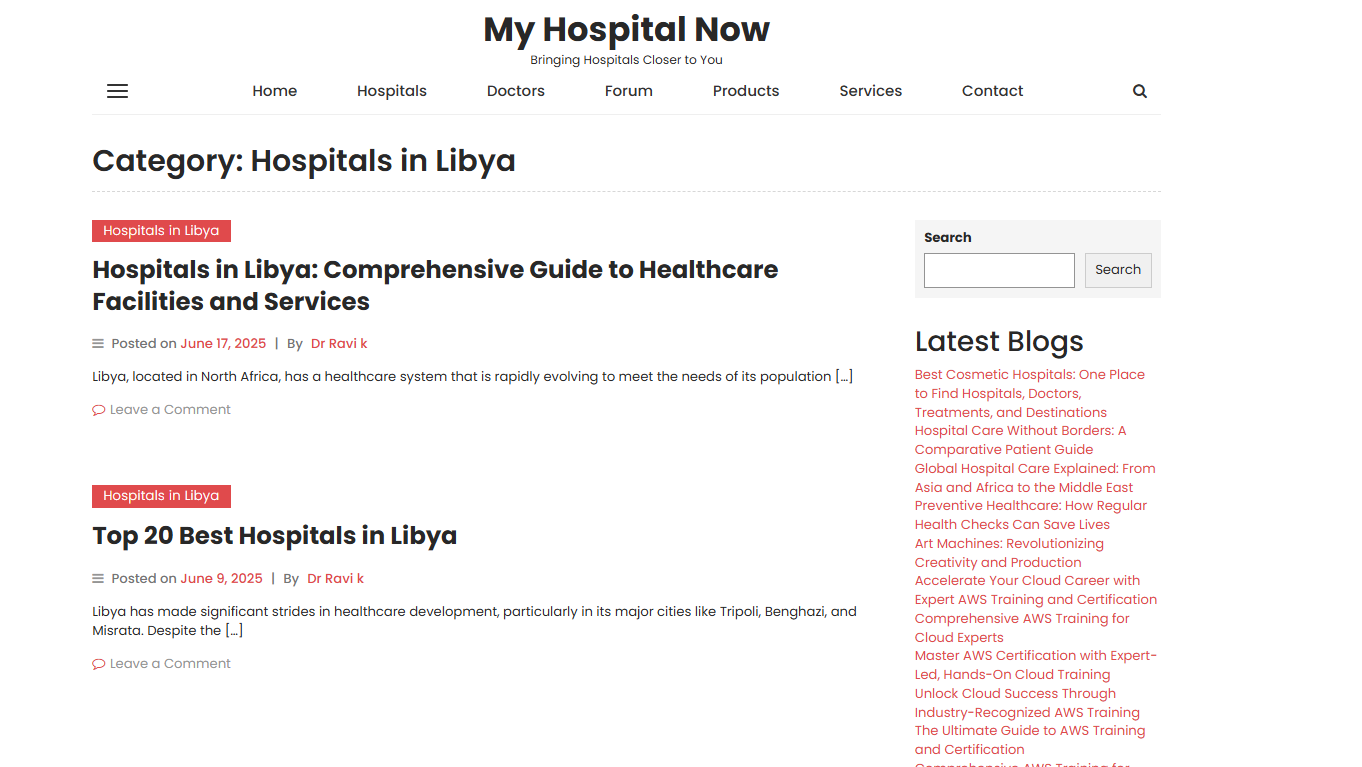 A Comprehensive Guide to Hospitals in Libya | MyHospitalNow - Best ...