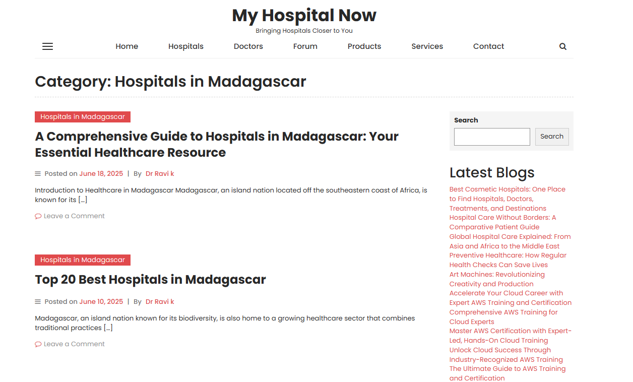 A Comprehensive Guide to Hospitals in Madagascar | MyHospitalNow - Best ...