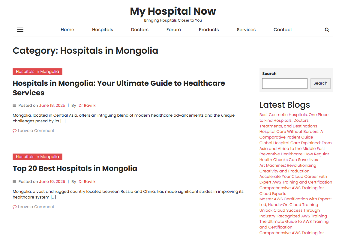 A Comprehensive Guide to Hospitals in Mongolia | MyHospitalNow - Best ...