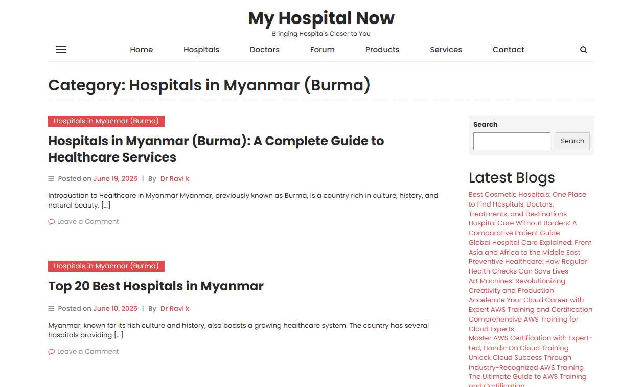 A Comprehensive Guide to Hospitals in Myanmar | MyHospitalNow - Best ...