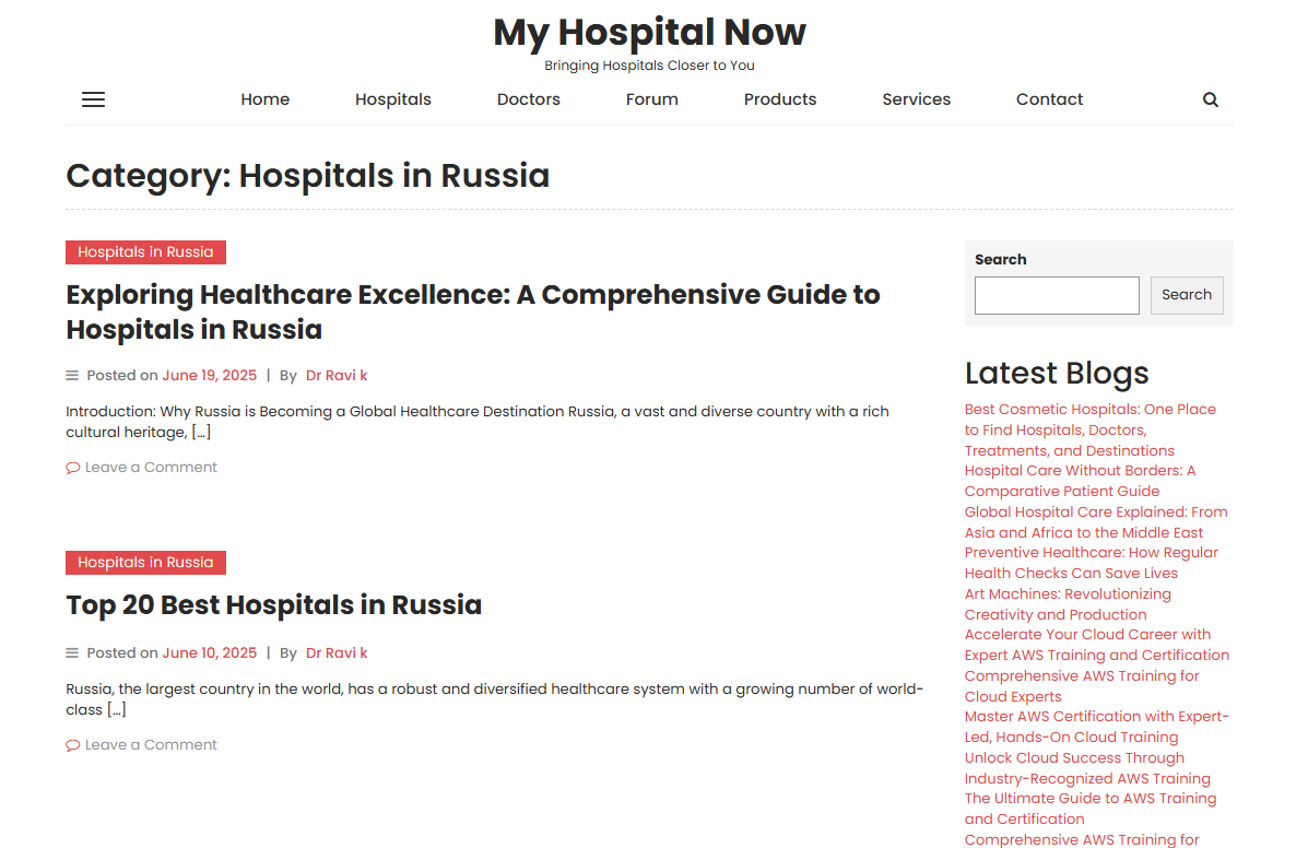 A Comprehensive Guide to Hospitals in Russia | MyHospitalNow - Best ...