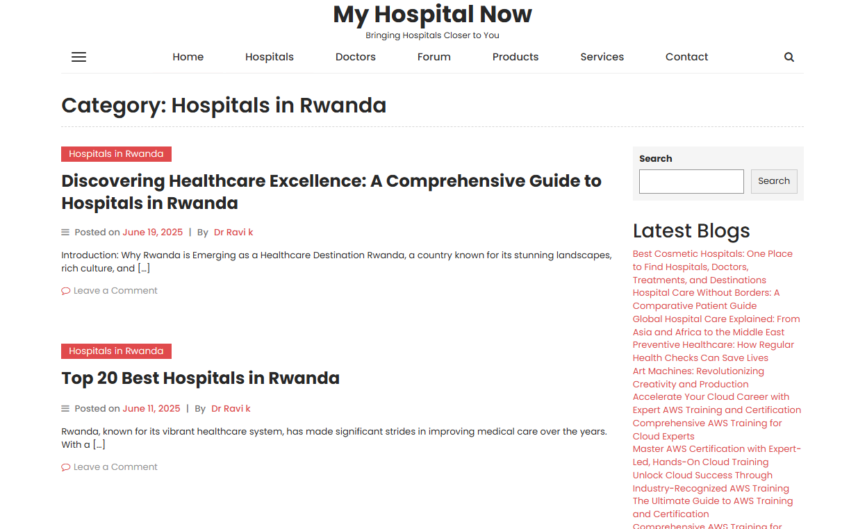A Comprehensive Guide to Hospitals in Rwanda | MyHospitalNow - Best ...