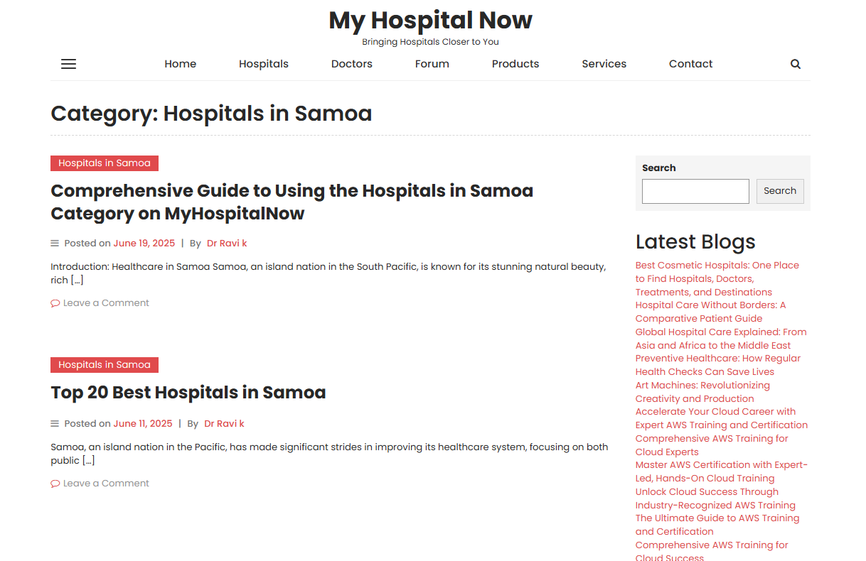 A Comprehensive Guide to Hospitals in Samoa | MyHospitalNow - Best ...