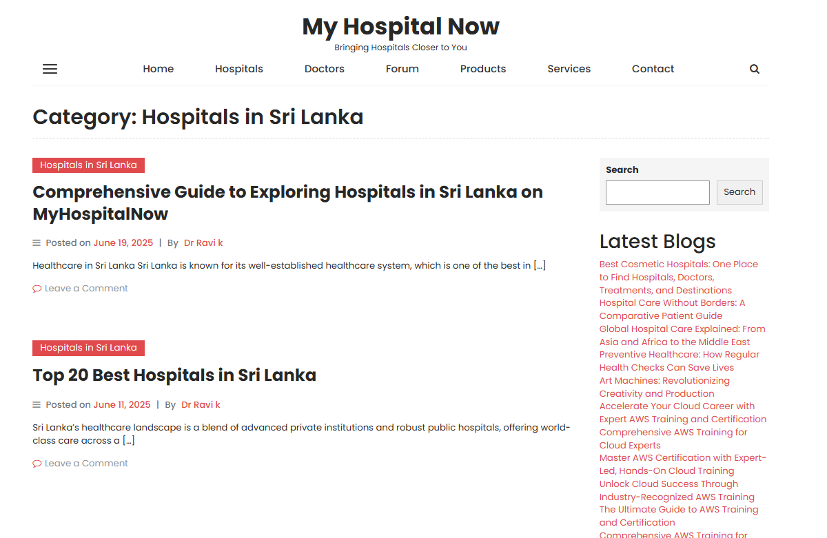 A Comprehensive Guide to Hospitals in Sri Lanka | MyHospitalNow - Best ...