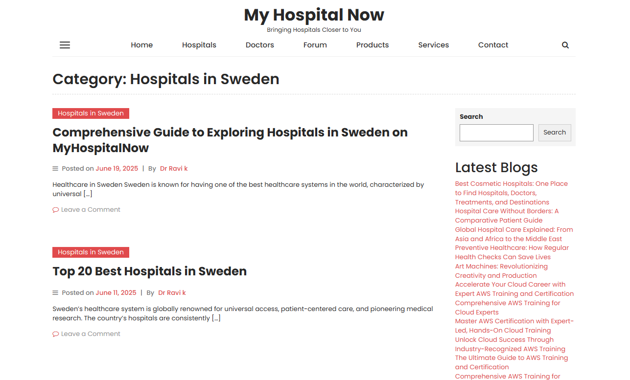 A Comprehensive Guide to Hospitals in Sweden | MyHospitalNow - Best ...