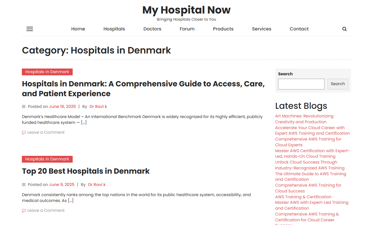 A Comprehensive Guide to Hospitals in Denmark | MyHospitalNow - Best ...
