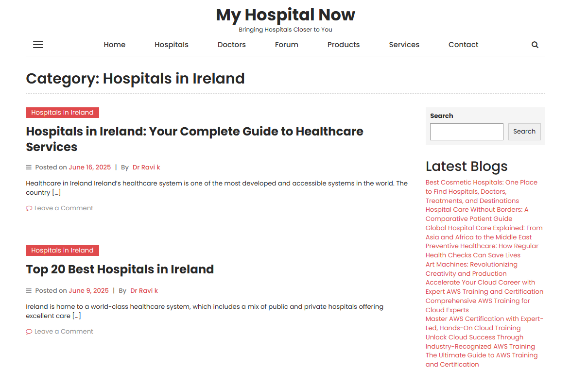 A Comprehensive Guide to Hospitals in Ireland | MyHospitalNow - Best ...